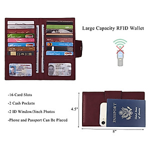 Tote Handbags for Women Purse and Wallet Set Large Shoulder Bags Crossbody Purses Satchel WineRed