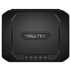 VAULTEK Essential Series Quick Access Handgun Safe with Auto Open Lid and Rechargeable Lithium-ion Battery (VE20) (Compact Safe)