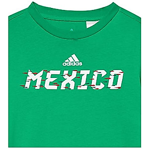 adidas Boys' World Cup 2022 Tee, Team Green (Mexico), Small