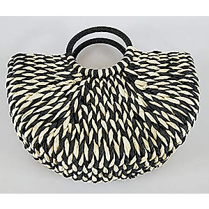 QZUnique Women's Summer Straw Tote Bag Without Lining Handbag Handwoven Shoulder Bag Hobo Purse