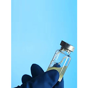 5ml Glass Vials for Injections, Self-Healing Injection Port, Empty Vials for Injections with Sealed Cap (10 Pack)