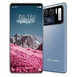 ASHATA Ultra Unlocked Android Cellphone Face Recognition Smartphone with 4.45in HD Curved Screen, Full Network Mobile Phone, 512MB 4GB, Support Extended 128GB Memory Card, BT FM