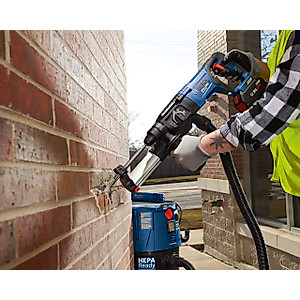 Bosch GBH18V-26DK15-RT 18V EC Brushless Lithium-Ion SDS-Plus Bulldog 1 in. Cordless Rotary Hammer Kit (4 Ah) (Renewed)
