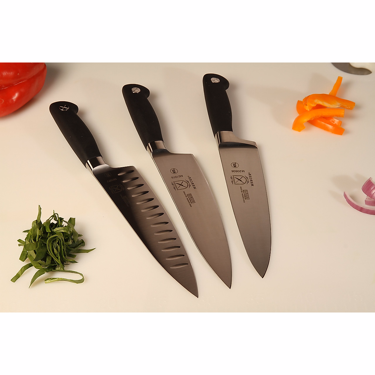 Mercer Culinary M21078 Genesis 8-Inch Short Bolster Chef's Knife,Black