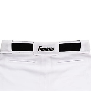 Franklin Sports Youth Baseball + Softball Pants - Knee High White Baseball Pants for Kids - Boys + Girls Knicker Style with Belt Loop - White - Extra Large