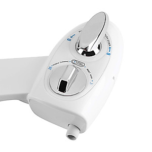 Bidet Attachment for Toilet Seat, Fresh Water Bidet Attachment Adjustable Water Pressure, Rear and Feminine Wash Self-Cleaning Attachment