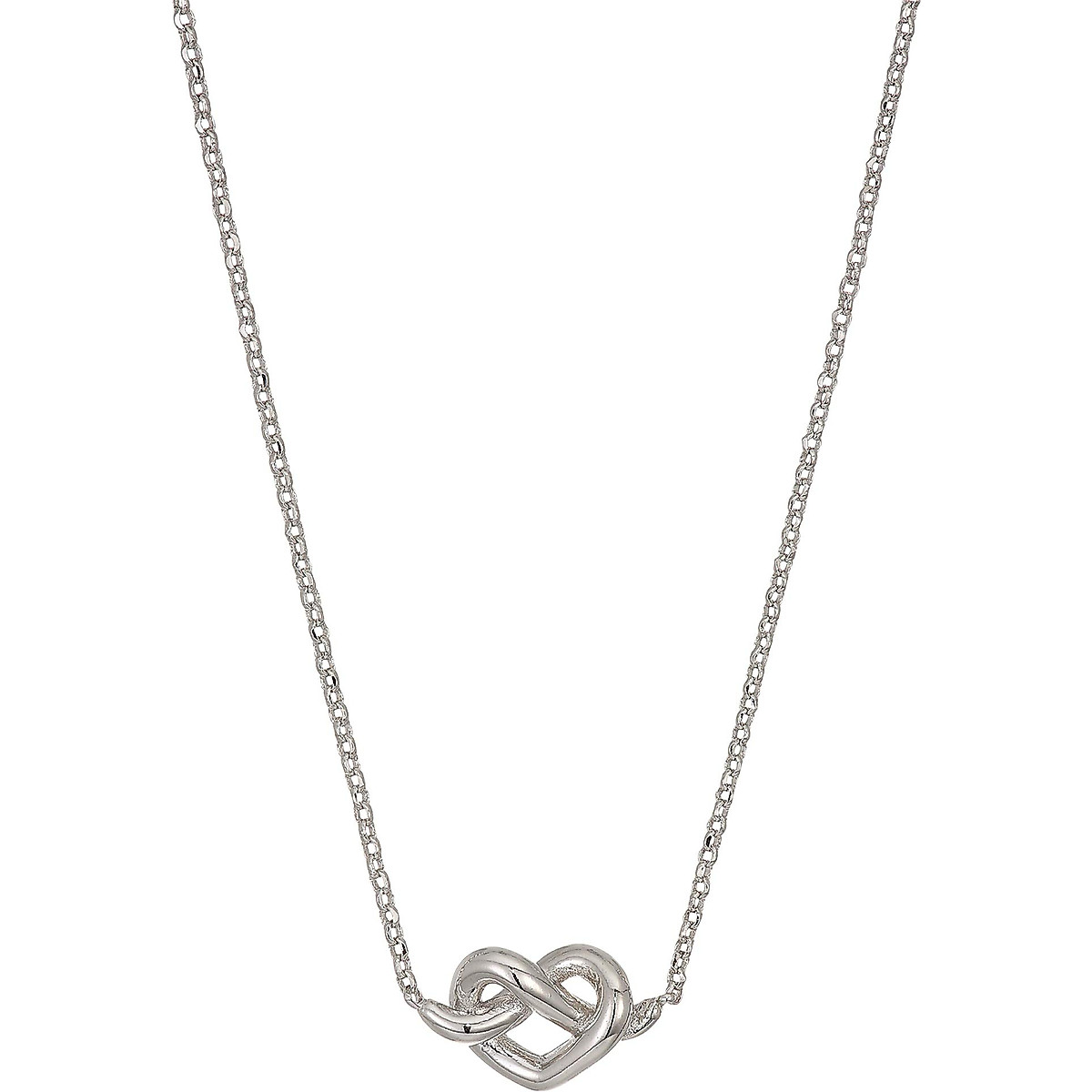 Kate Spade New York Loves Me Knot Mini Pendant Silver One Size