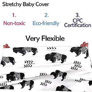 Buffalo Car seat Canopy for Babies, Car Seat Cover for Boys Girls, CarSeat Canopies for Newborn, Multiuse - Nursing Breastfeeding Covers, Shopping Cart/High Chair/Stroller Covers, Soft Breathable