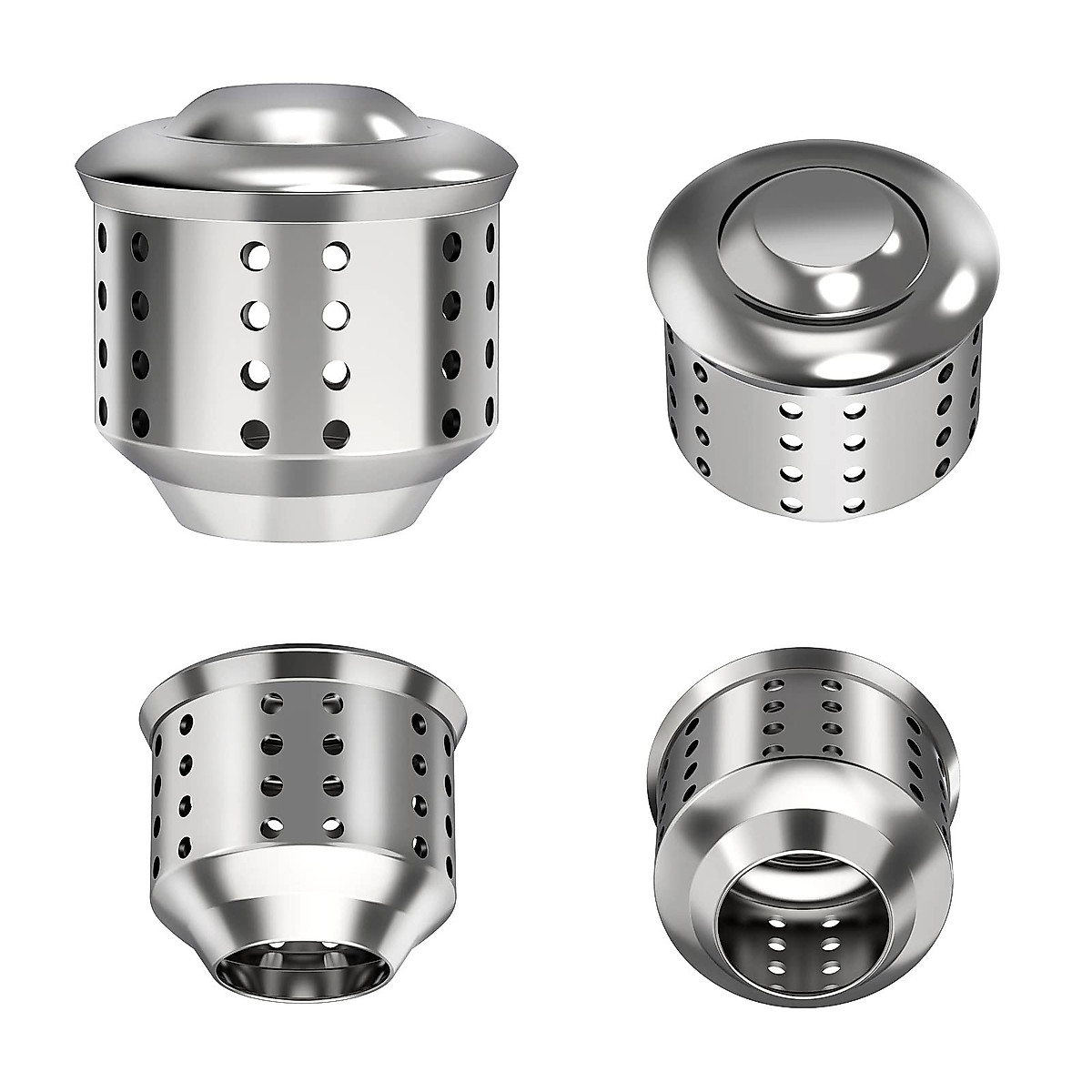 ADBZEN Moka Pot Stovetop Espresso Coffee Maker Accessories Anti-Splash Valve Stainless Steel