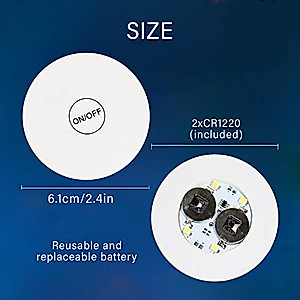 AUSTUFF LED Coaster, 25 Pack Light Up Coasters for Drinks, Liquor Bottle Light Stickers Coasters, Flash Light Up Bar Coaster for Club, Bar, Party, Wedding Decor(Multicolor)