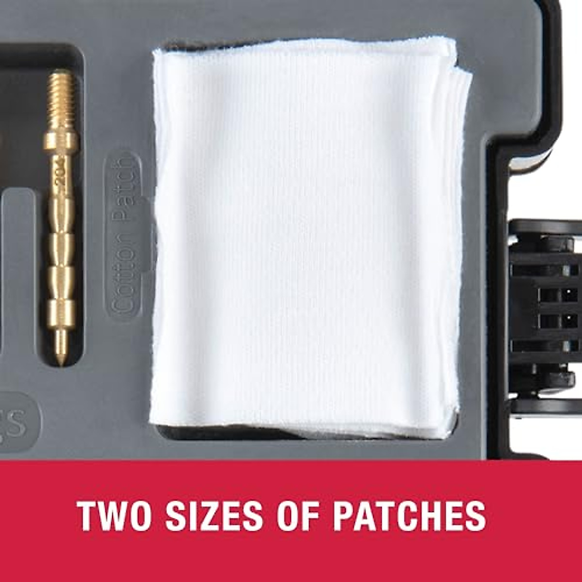 Allen Company Ruger Rimfire .22 Cal Rifle and Handgun Cleaning Kit with Case - Pistol Cleaner - 16-Piece - Gun Accessories for Men and Women,Grey