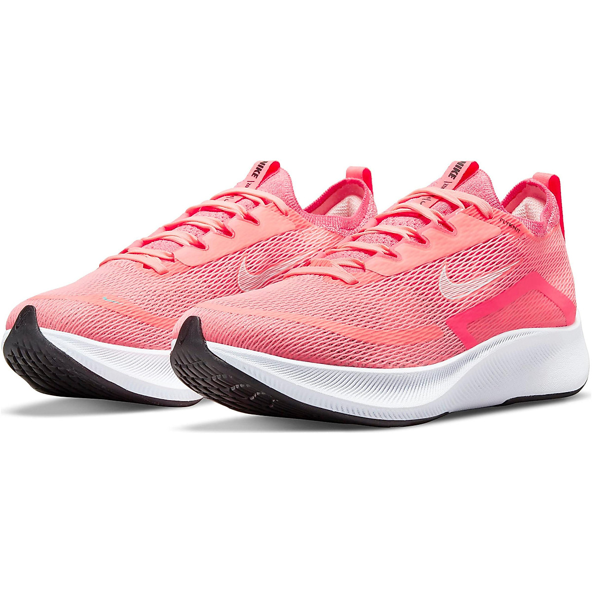 Nike Women's Zoom Fly 4 Running Shoe (Lave Glow/White/Racer Pink, us_Footwear_Size_System, Adult, Women, Numeric, Medium, Numeric_8)