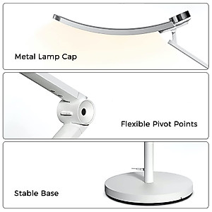 HAPPY NOCNOC LED Floor Lamp Warm/Cool White LED White Floor Lamp