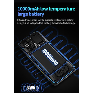 Big Walnut B3 Rugged Smartphone(2023), Dual Card 5G 17GB+256GB Rugged Phone Unlocked, 6.58" FHD+ Rugged Cell Phone, Android 12, 108MP Camera, 24MP Night Vision, NFC ATEX Smartphone