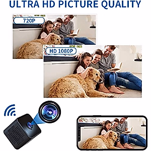 Webookers WB Hidden Camera - Spy Camera - Nanny Cam - Small Cameras for Spying - Indoor and Outdoor Camera with Night Vision - Surveillance Camera Full HD