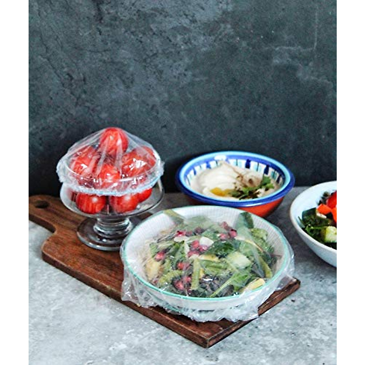 CoverMate Assorted Elasticated Food Covers, Pack of 8 (S,M and L)