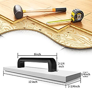 NAACOO Tapping Block, Flooring Tools - Tapping Block for Vinyl Plank Flooring, Install Flooring Tapping Block with Big Handle, Lengthen Floor Tools, Need Use with Hammer