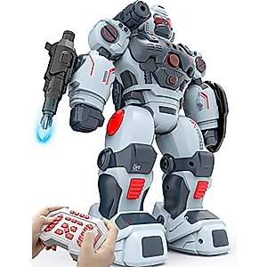 toylefun Robot Toys for Boys Kids 5-7 Year Old Remote Control Robots Gifts for 6-8 Birthday Present Toy Hand Gesture RC Sensing 2022 hot Smart programmable Robotics for 3 4 6 9 10 11 and up