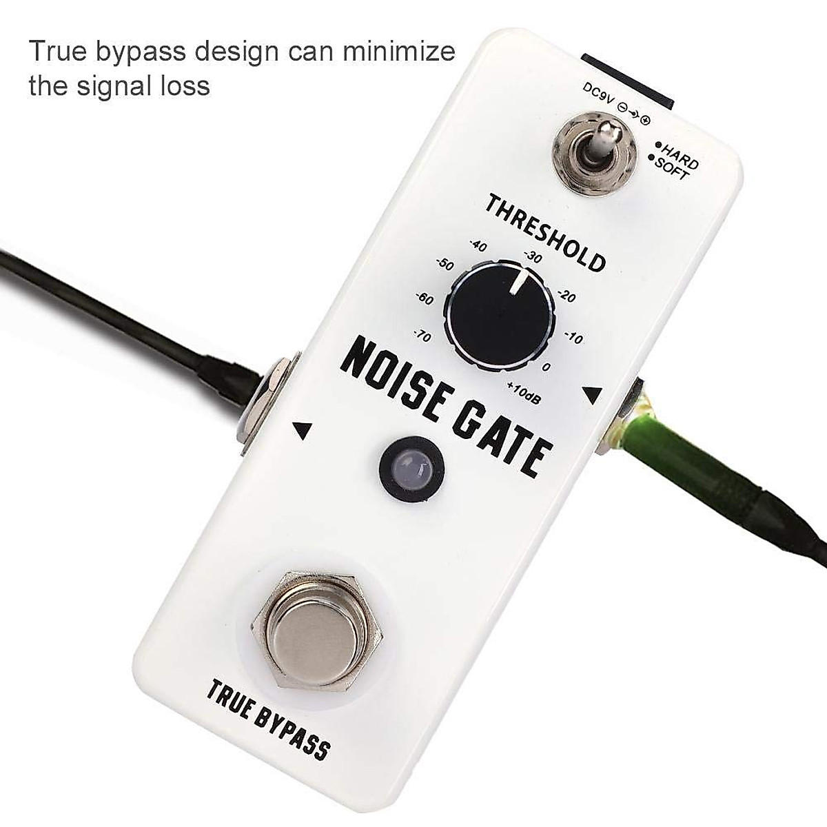 Guitar Noise Gate Suppressor Guitar Noise Killer Effect Pedal for Electric Guitars