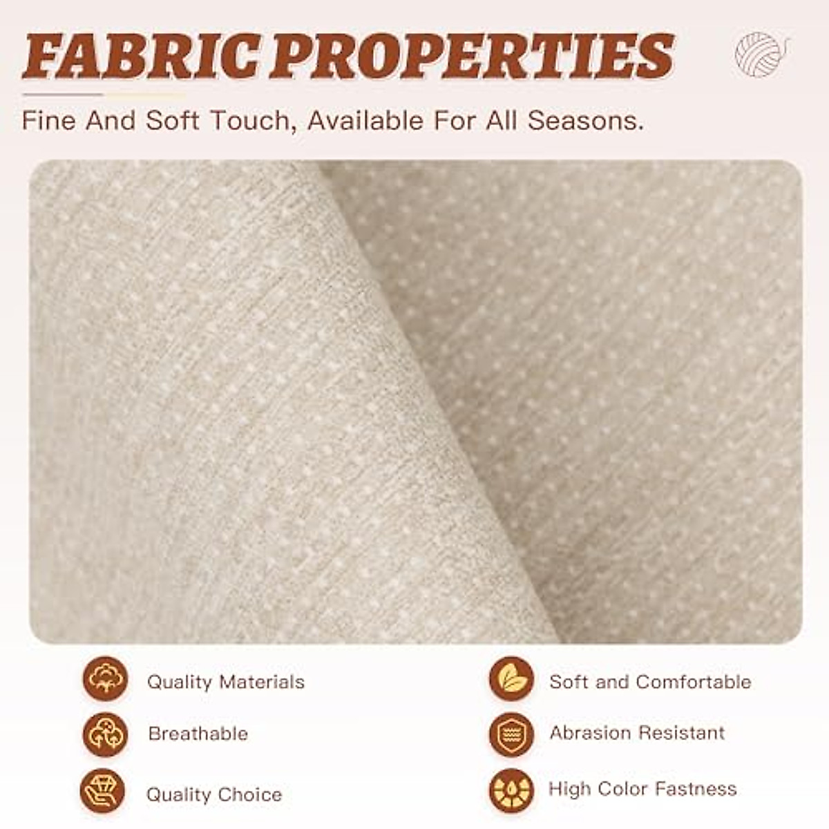 Focuprodu Bench Cushions. Non-Slip Pile Bench Cushion for Indoor and Outdoor in Multiple Scenarios.45x18 Inch Bench Cushion Ideal Cushion for Benches, Sofas and Raised Windows. (45x18x4, Beige)