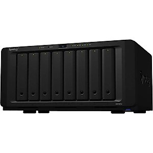 Synology DiskStation DS1819+ iSCSI NAS Server with Intel Atom 2.1GHz CPU, 8GB Memory, 16TB HDD Storage, DSM Operating System