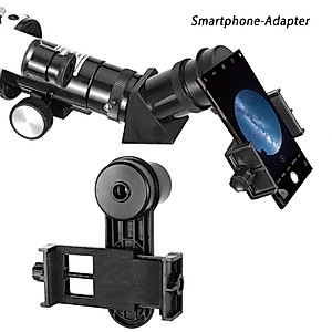 Telescope 60AZ Refractor Telescope Scope - 60mm Aperture and 700mm Focal Length, Multi-Layer Green Film, with Digiscoping Adapter for Photography