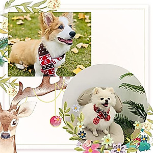 Little Mogwai Christmas Dog Bandanas Scarf Bibs Kerchief-，Pet Holiday Birthday Costumes Gift for Small Medium Large XL Size Dogs&Cat（Large）…