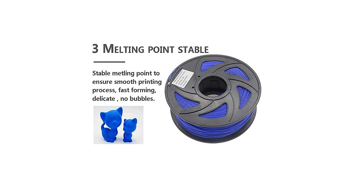 KXDFDC Gray PCL 3D Printing Filament - 350 Meters