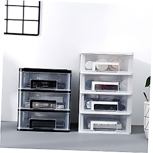 Unomor Multi-layer Storage Shelf Mini Vanity Desk Drawer Storage Trolley Storage Shelf for Home Tiered Drawer Organizer Locker Biuris Desk Organiser Drawers Mini Desk Drawers Cube Bins