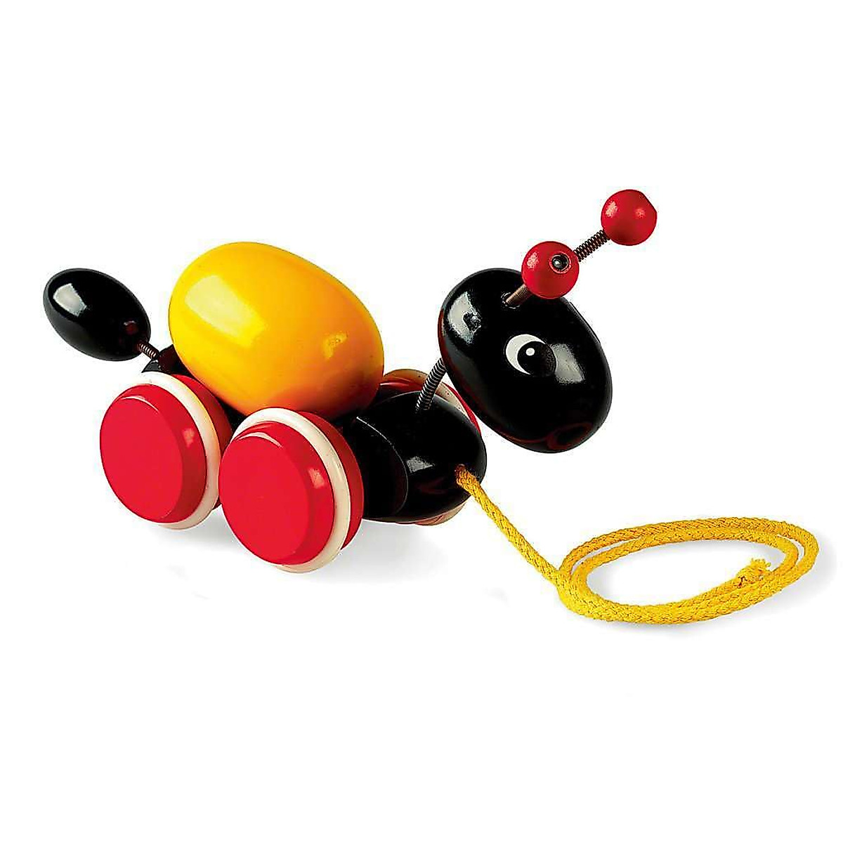 BRIO Infant &Toddler 30367 - Pull Along Ant Wood Toy with Moving Egg for Kids Ages 1 and Up
