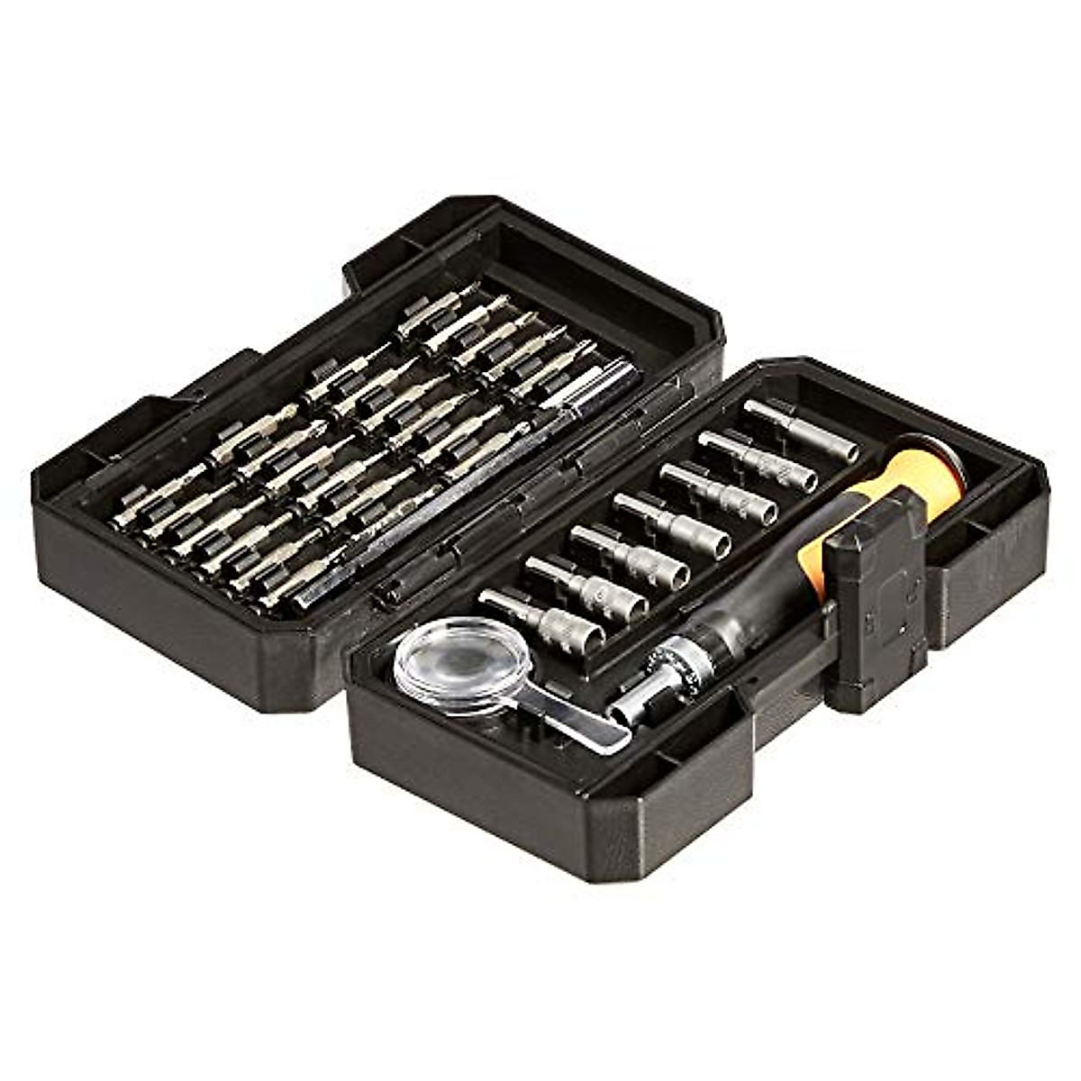 Amazon Basics Precision Ratcheting Driver and Bits Set, 34-Piece