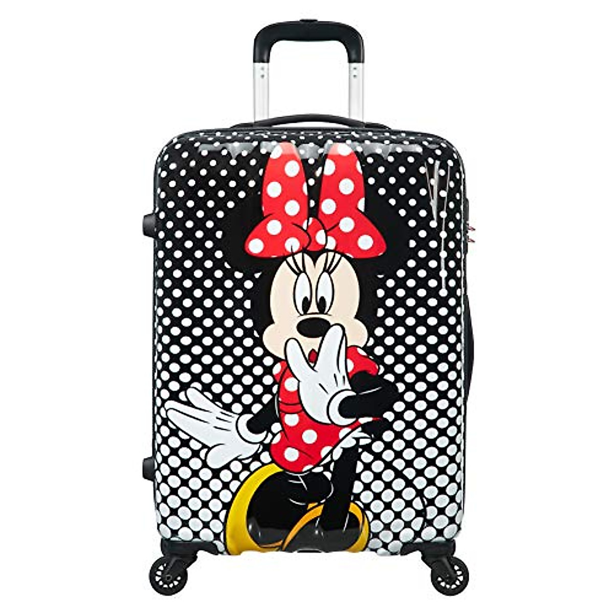 American Tourister Unisex-Adult's Children's Luggage, Multicolour (Minnie Mouse Polka Dot), M (65 cm-62.5 L)
