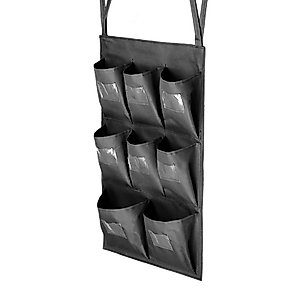 Replacement Janitorial Cart Bag, Waterproof Thickened Commercial 8-Pocket Housekeeping Cart Organizer Housekeepers Cart Sorting Pocket, Fits Any Cart Used for Material Storage Transport