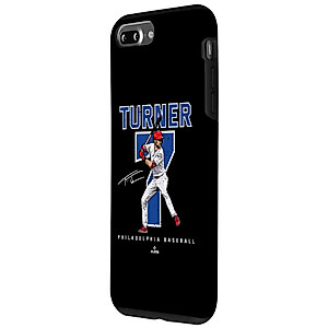 iPhone 7 Plus/8 Plus Number and Portrait Trea Turner Philadelphia MLBPA Case