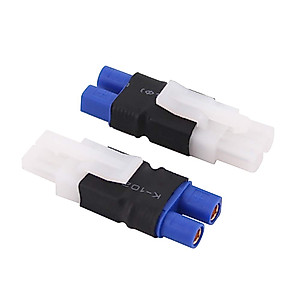 OliRC 4pcs compatible with Tamiya to EC3 Male Female RC Connector Adapter(C178-4)