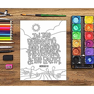 Bible Verse Coloring Book for Kids