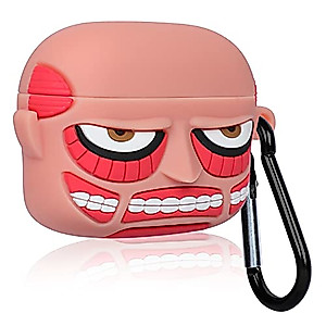 Oqplog for AirPod Pro 2019/Pro 2 Gen 2022 Case Anime Cartoon Kawaii Character Cover for AirPods Pro Silicone Cases Air Pods Pro Cute Funny 3D Fun Soft for Boys Girls Teen Girly (Giant)