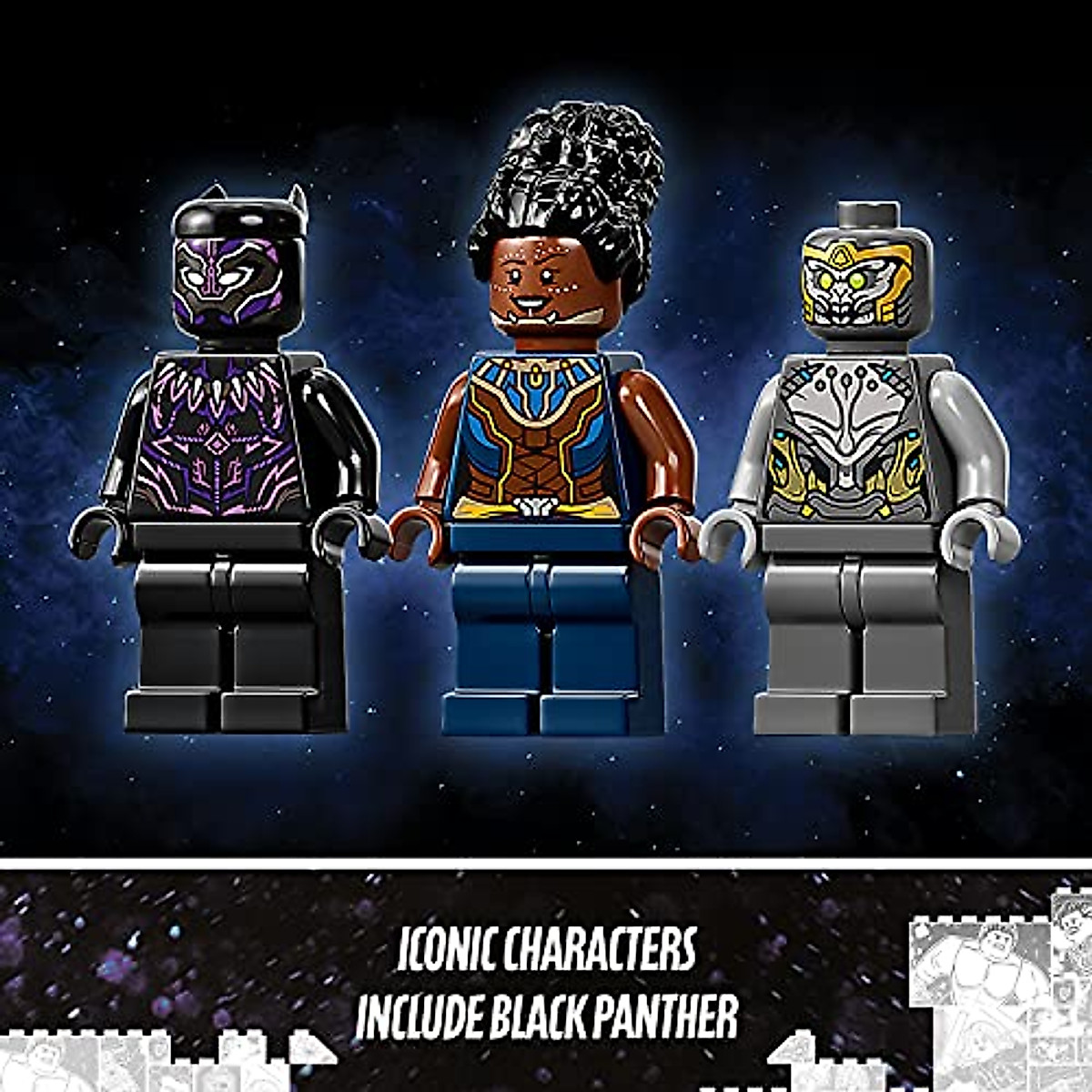 LEGO® Super Heroes Marvel Black Panther Dragon Flyer 76186 Building Kit Toy; Create The Final Battle Scene from Avengers: Endgame