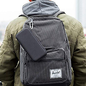 iDream365 Upgraded Hard Pencil Case Box for Audlts,Durable Pen Carrying Case with Zipper-Black