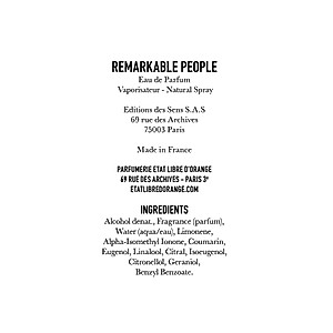 Etat Libre d'Orange Remarkable People Eau de Parfum Spray 3.38 Fl Oz