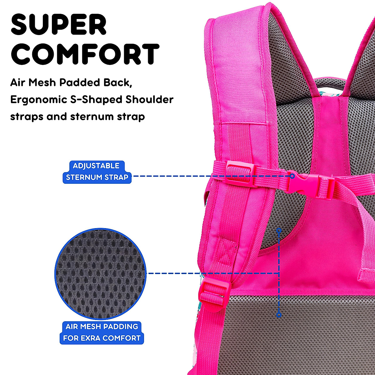 J World New York Atom Multi-Compartment Laptop Backpack, Palm Leaves, 18.5 X 13 X 7.5 (H X W X D)