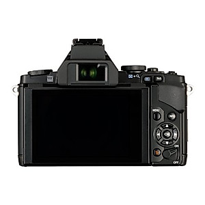 Olympus OM-D E-M5 16MP Live MOS Interchangeable Lens Camera with 3.0-Inch Tilting OLED Touchscreen [Body Only] (Black) - International Version (No Warranty)