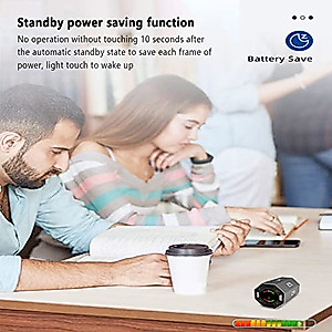 Digital Kitchen Timer, Desk Timer Cube,desktop timer,5 Volume Levels, Visual Timers LCD Display Magnetic Countdown Countup Timer for Kitchen, Homework, Exercise, Game, Baking, Meditation, USB Charging