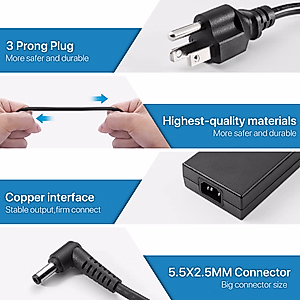 230W Laptop Charger for MSI Stealth GS66 GS65 GS75 WS65 WS75 MSI Creator 15 17 Chicony 230W Power Supply A17-230P1A (DC Plug 5.5 * 2.5mm)