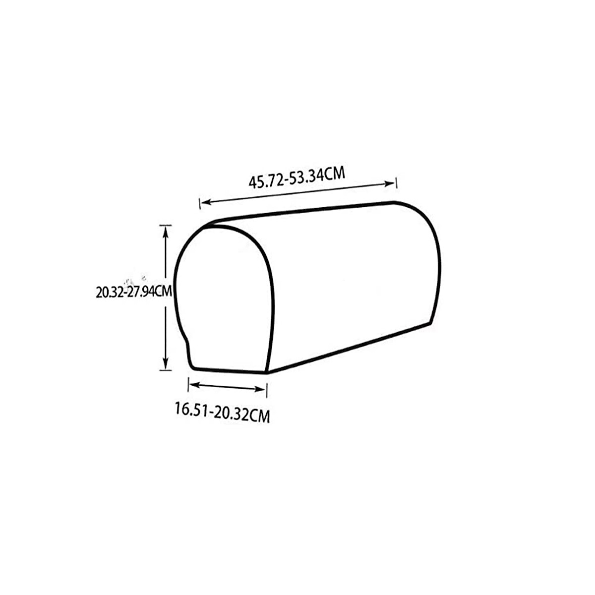 Garayma Sofa Armrest Covers Arm Slipcovers with a Pocket Elastic Sofa Armrest Protector Removable Couch Arm Covers for Sofa Anti-Slip Armrest Covers Christmas Furniture Deco Pack of 2 (Coffee)