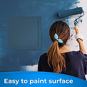 Access Panel for Drywall - 12x12 inch - Wall Hole Cover - Access Door - Plumbing Access Panel for Drywall - Heavy Durable Plastic White