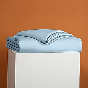 LLanCL Cooling Blankets for Hot Sleepers - Cool Like Ice Cream Lightweight Blanket for Summer with Double Side Cold, Cooling Comforter, Quilt, Fabric for Bed (King Size 90" x 108" Blue & Grey)