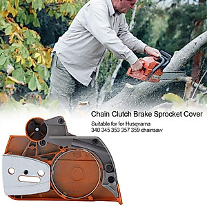Chain Clutch Brake Sprocket Cover High Hardness Good Strength Chainsaw Fit for Husqvarna 340 345 353 357 359