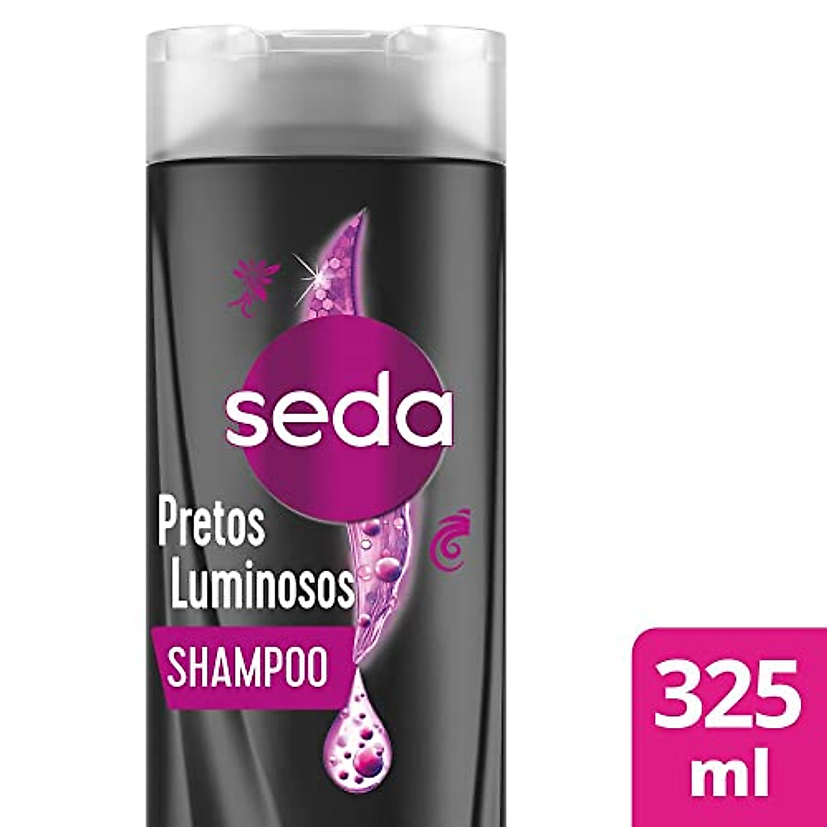 Seda - Linha Pretos Luminosos - Shampoo 325 Ml - (Seda - Black Shine Collection - Shampoo 11 Fl Oz)