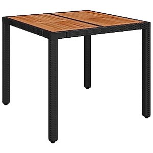 WFAUIBR Dining Set with Cushions 5 Piece Patio ，Bistro Sets,Coffee Table Sets, Whether You Have a Balcony, Lawn, Garden, or Poolside, This Set is Outdoor Spaces，Black，5 Piece 35.4"